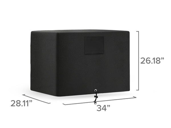 Outdoor 33 in. Countertop Platinum Pizza Oven Cover Add On - NewAge ...