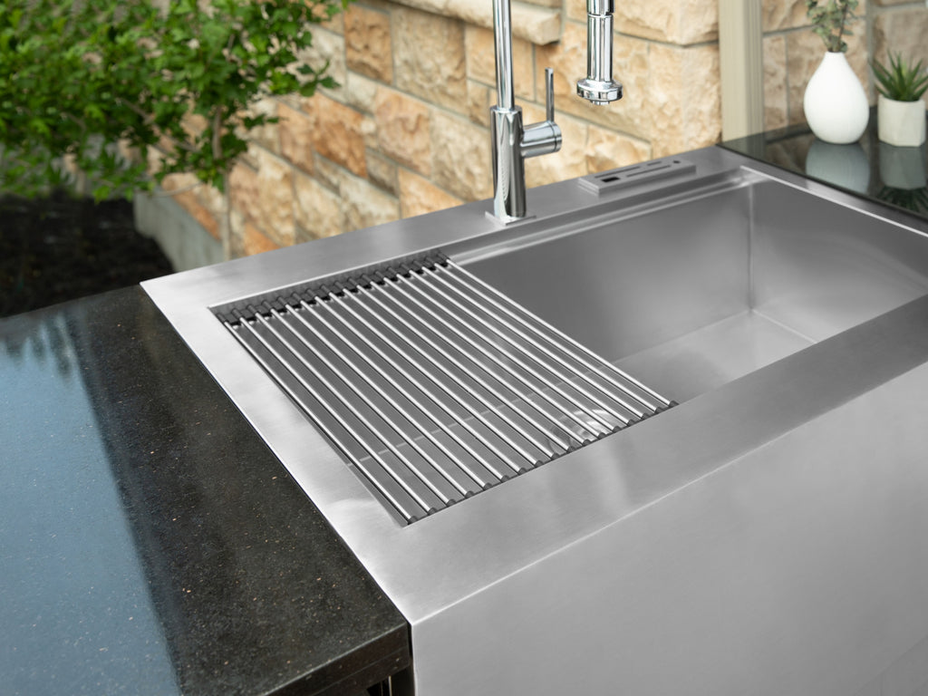 Black Galaxy Granite Countertop Bundle: 36 in., 90 Degree Corner Count ...