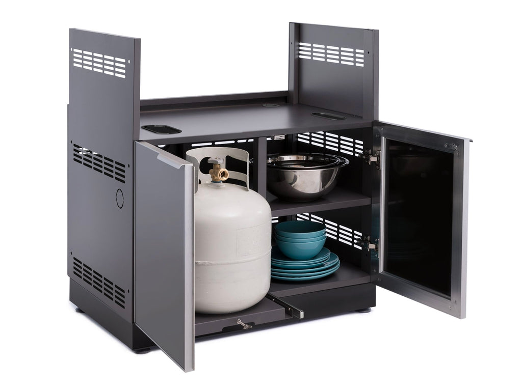 Outdoor Kitchen Classic Aluminum Gas Grill Cabinet - NewAge Products