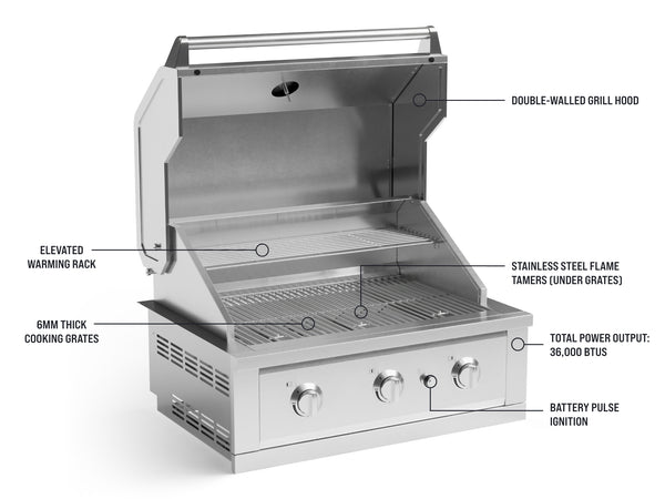 Classic Series 7PC Modular Outdoor Kitchen · 304 Stainless Steel · Lou ...