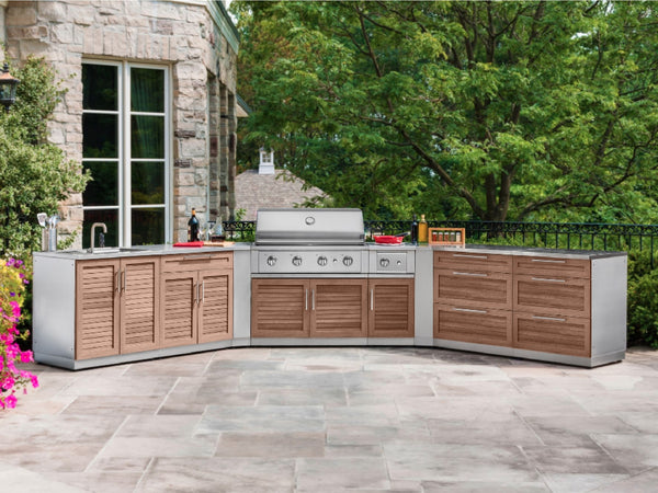 Classic Series 4PC Modular Outdoor Kitchen · 304 Stainless Steel · Lou ...