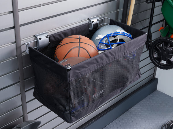 Lockable Slatwall Accessories Mesh Basket - NewAge Products
