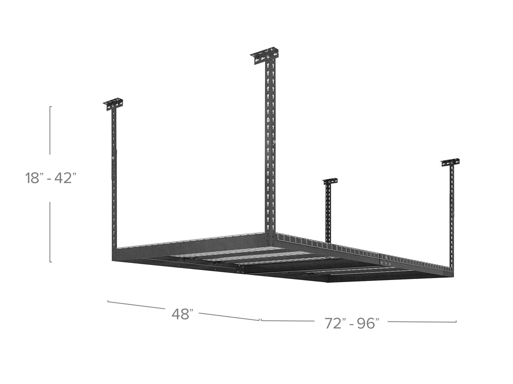 NewAge Products Overhead Ceiling Rack