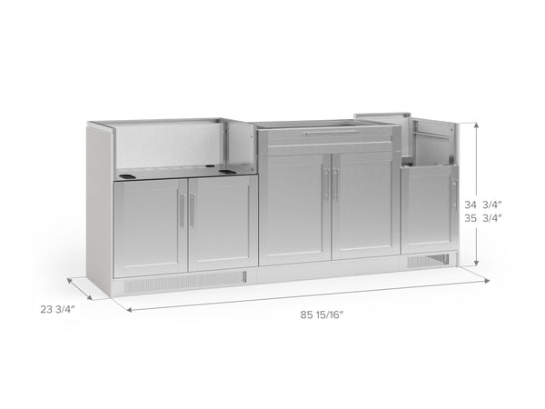 Signature Series 4PC Custom Outdoor Kitchen · 304 Stainless Steel · Sh ...