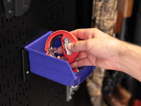 Secure Gun Cabinet Accessory - Parts Bin and Support Brackets (Pack of ...